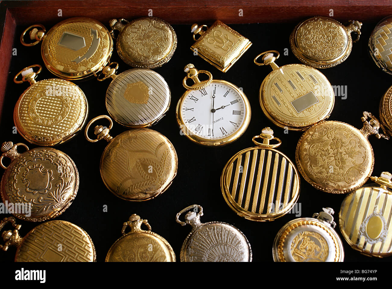 Collection of old clocks Stock Photo - Alamy