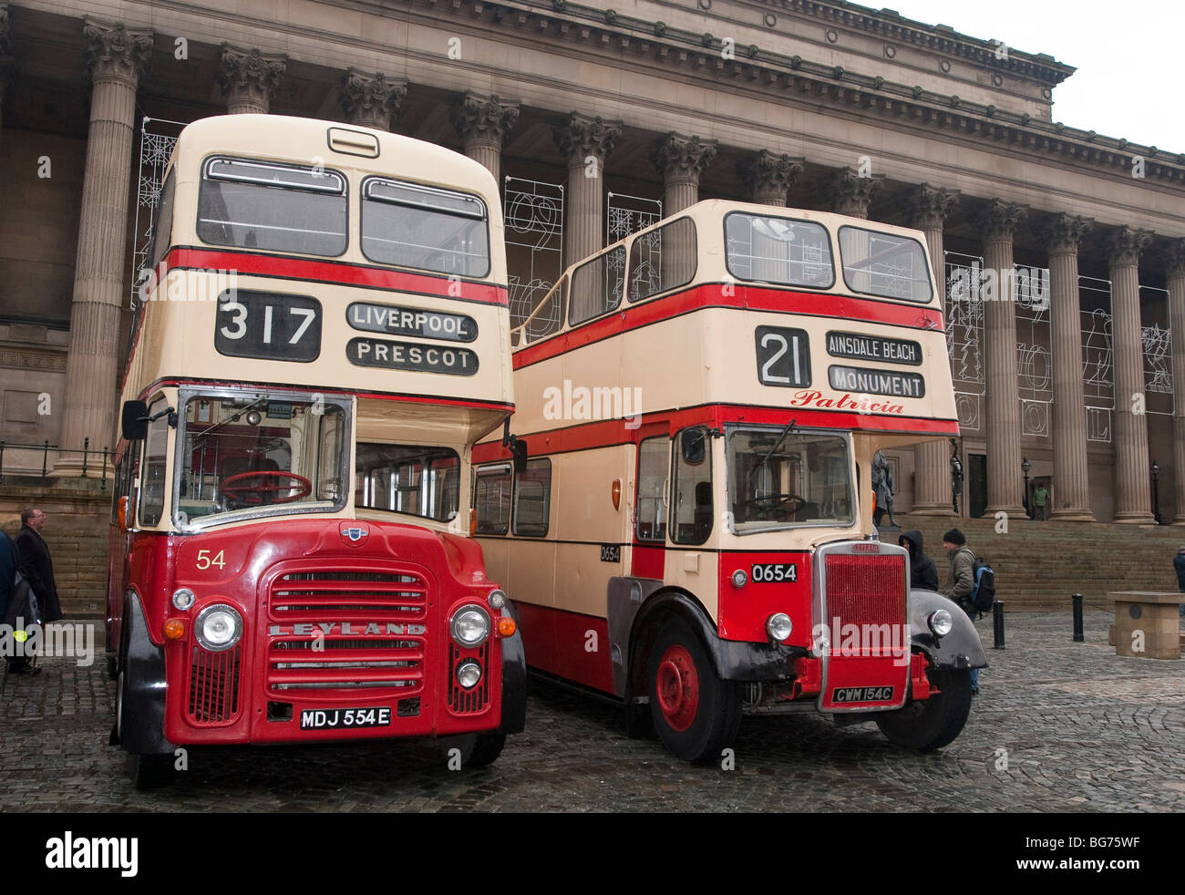 Vintage buses at a Festival to mark the 40th anniversary of the ...