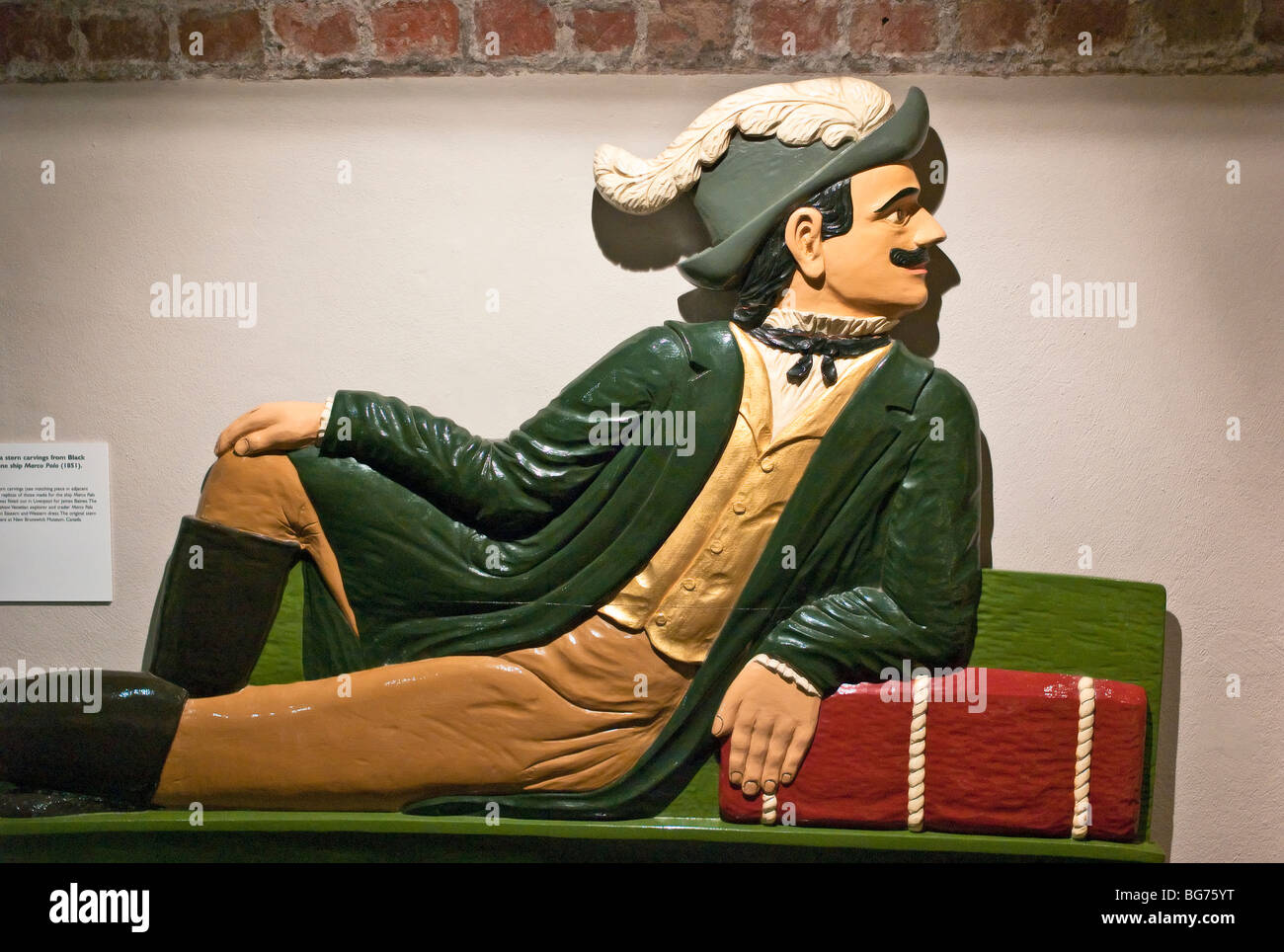 Model of emigrant in Liverpool Maritime museum Stock Photo - Alamy