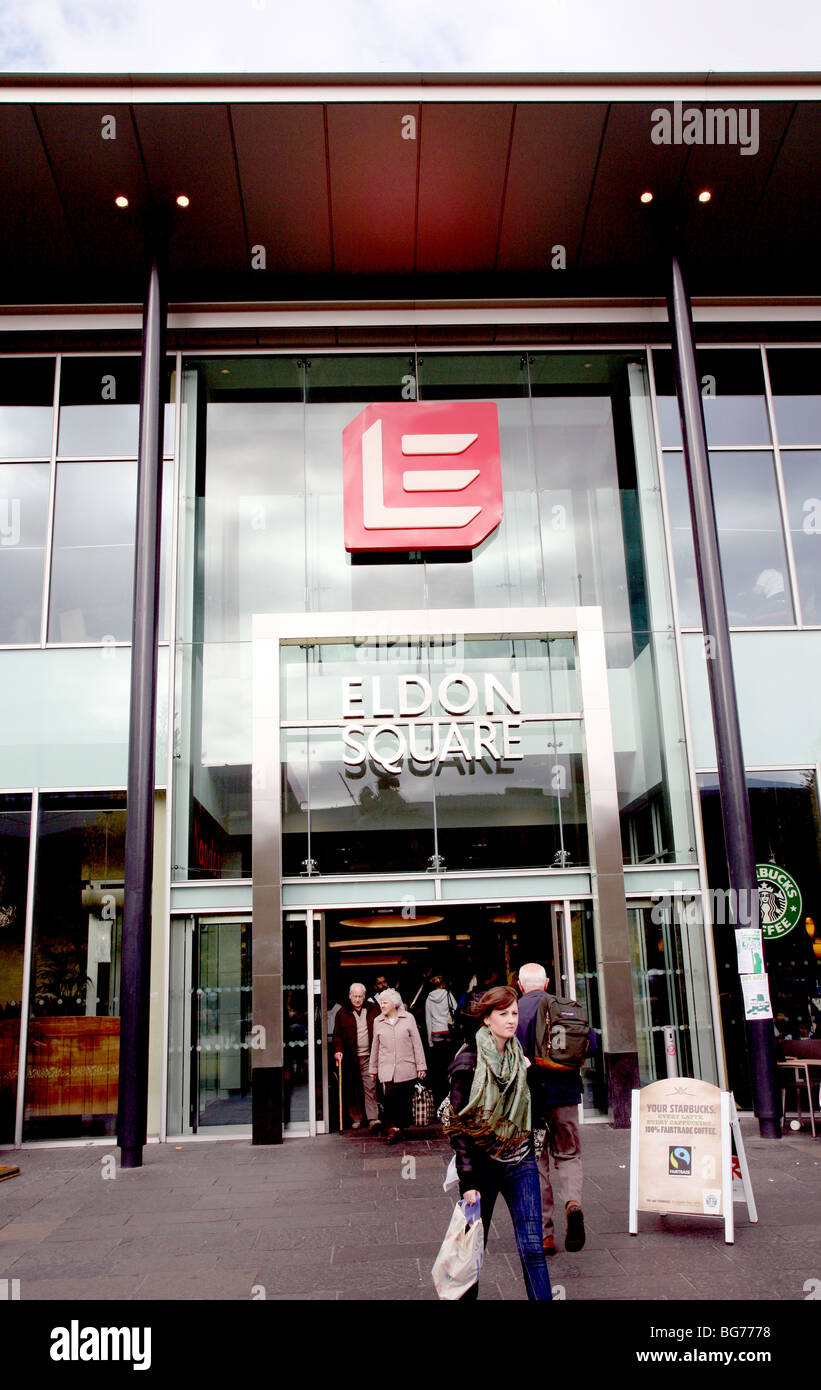 Entrance to Eldon Square shopping centre, Newcastle Stock Photo - Alamy