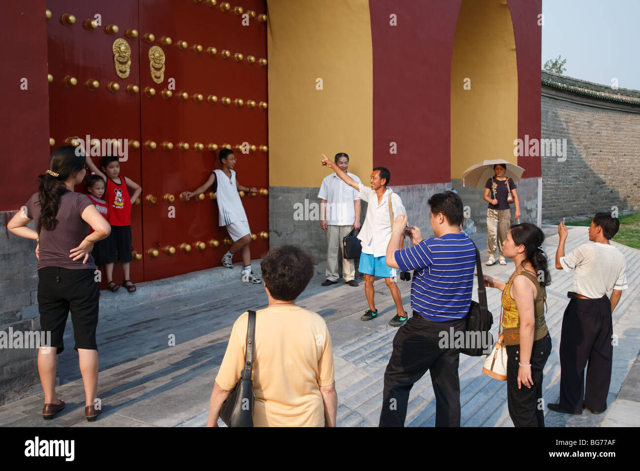 Chinese tourists at Forbidden City in Beijing, China Stock Photo - Alamy