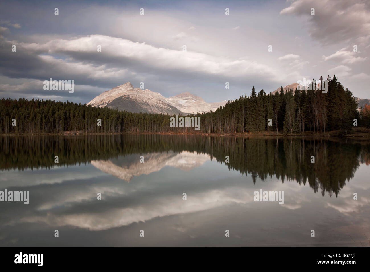 Herbert lake in banff national park hi-res stock photography and images ...