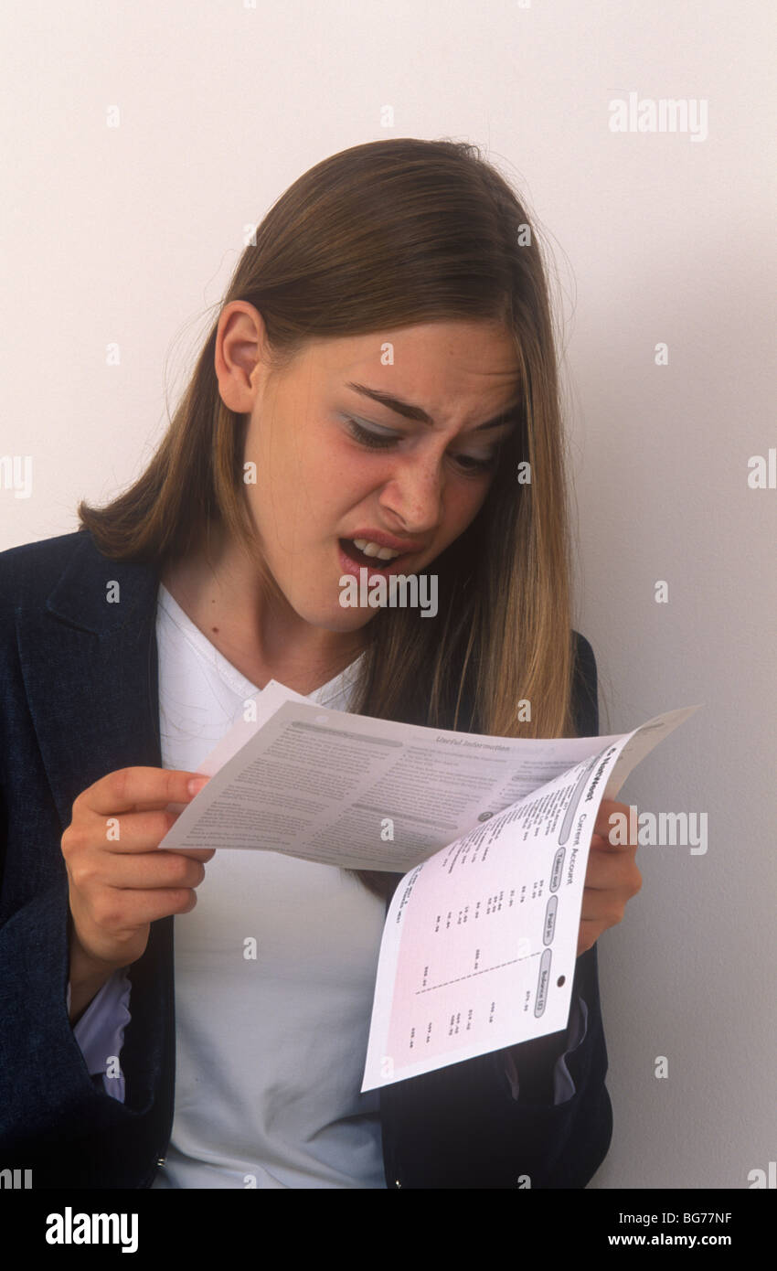 Student bank statements hi-res stock photography and images - Alamy