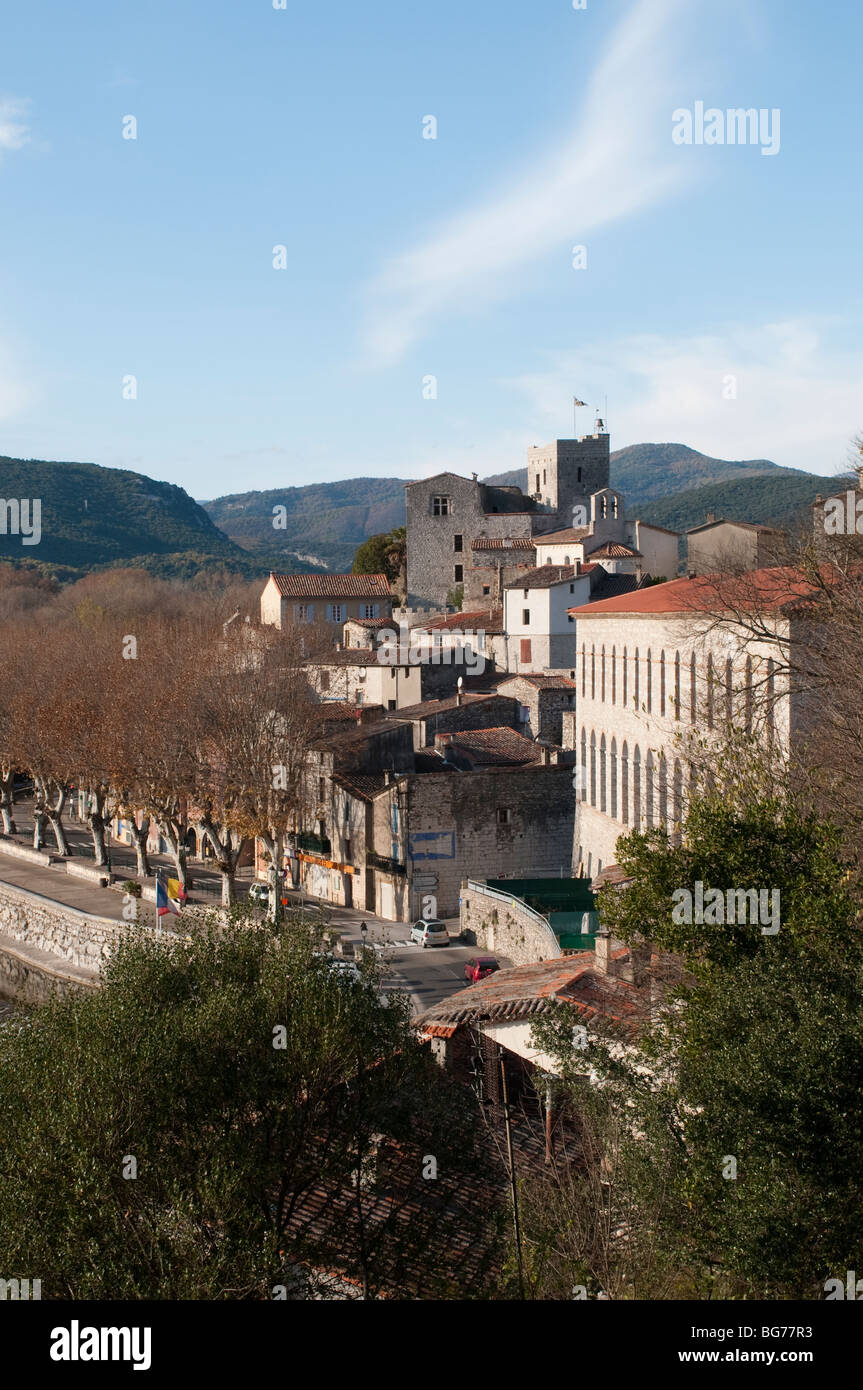 Medieval village Laroque near Ganges, Herault, Southern France Stock ...