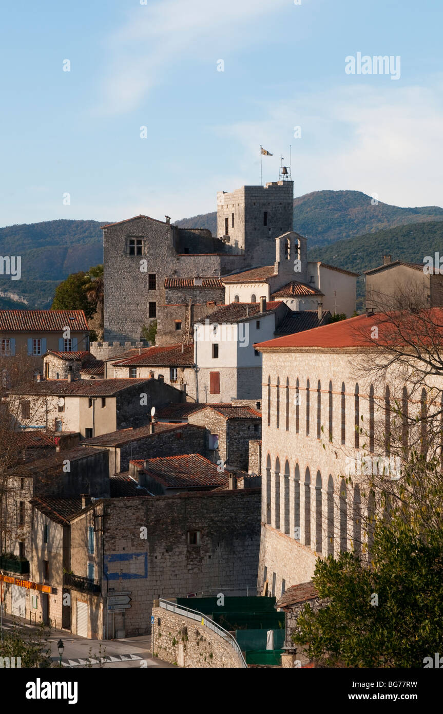Medieval village Laroque near Ganges, Herault, Southern France Stock ...