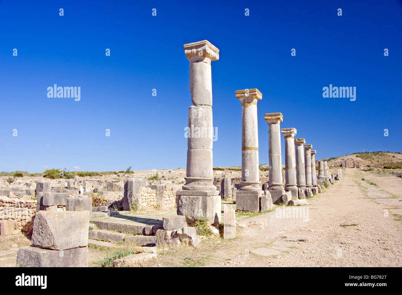 Decumanus maximus roman ruins hi-res stock photography and images - Alamy