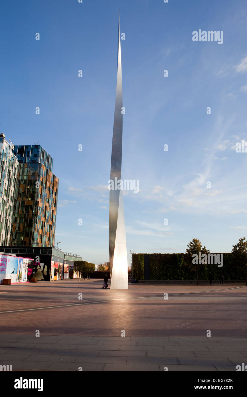 Modern Art outside O2 Arena Stock Photo - Alamy