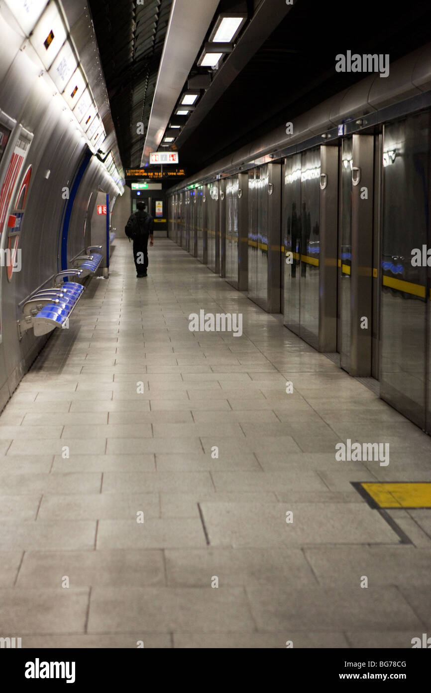 Canada Water Tube Platform Stock Photo - Alamy