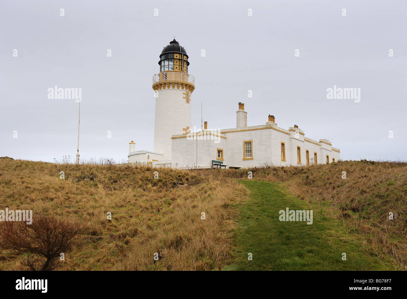 Little Ross Lighthouse and keepers' cottages, Dumfries and Galloway, SW ...