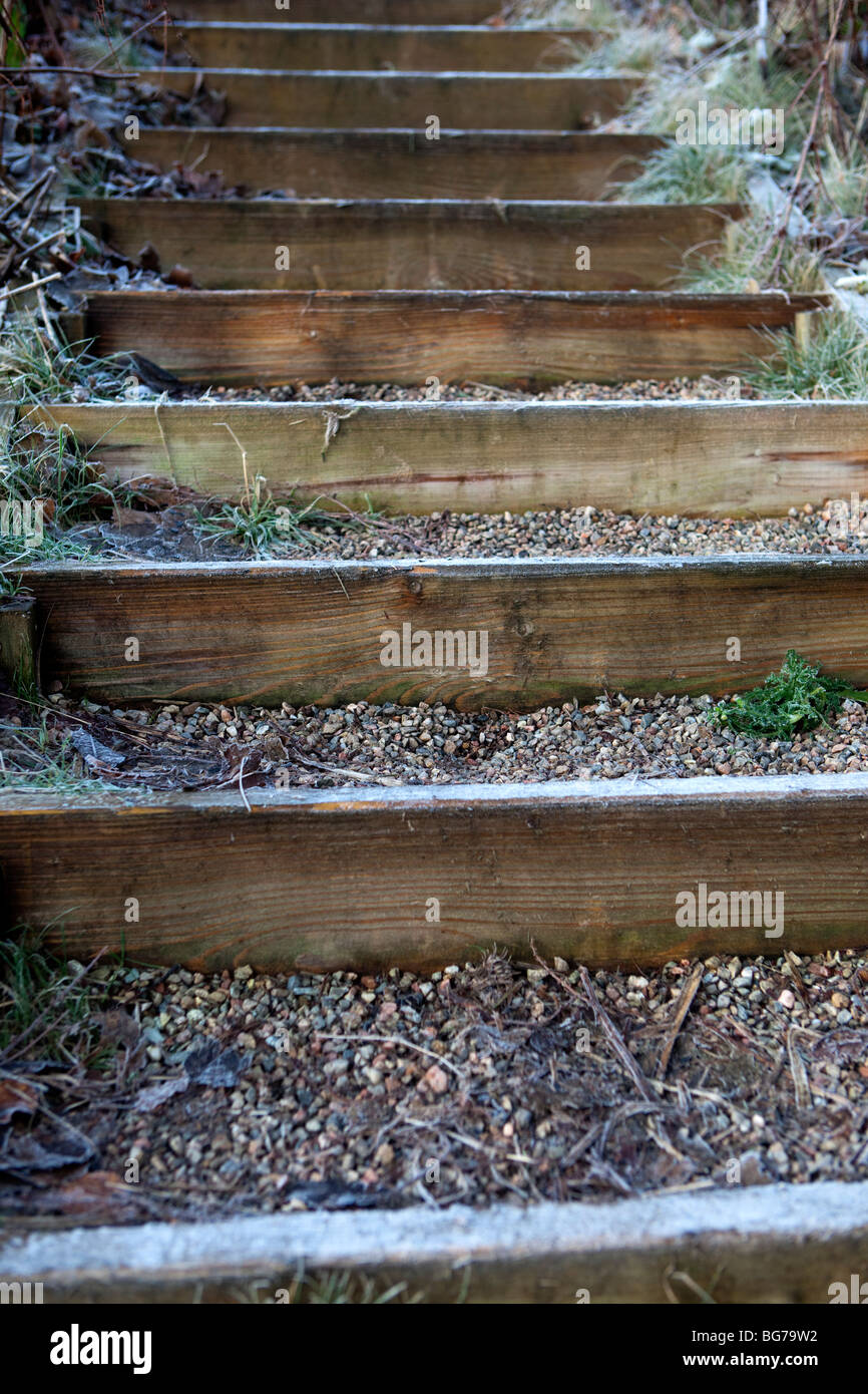 Frosty stairway hi-res stock photography and images - Alamy