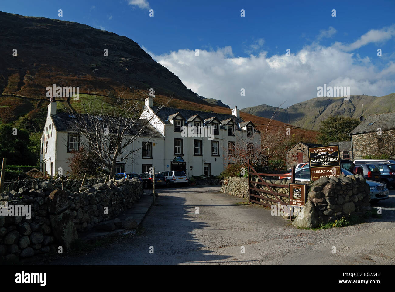 Wasdale Head Inn Stock Photo - Alamy