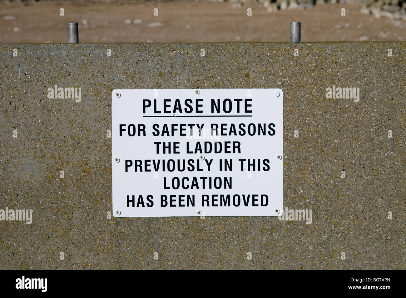 A safety notice Stock Photo - Alamy