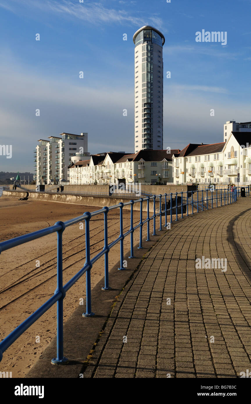 Swansea Marina Waterfront towards Wales tallest building West Glamorgan ...