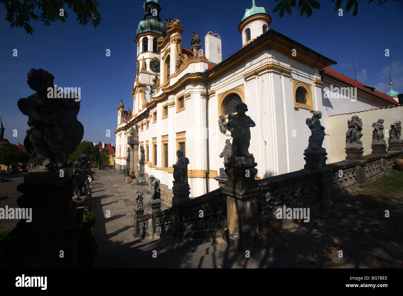 Loreta monastery, a large pilgrimage destination in Hradčany, Prague ...