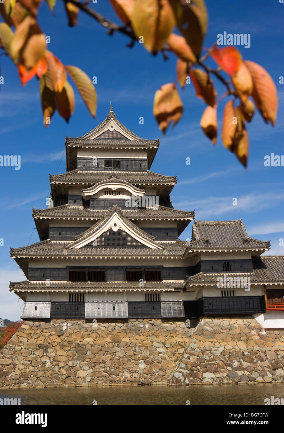 Castle Fortress Japan Matsumoto Historic Monument Stock Photo - Alamy