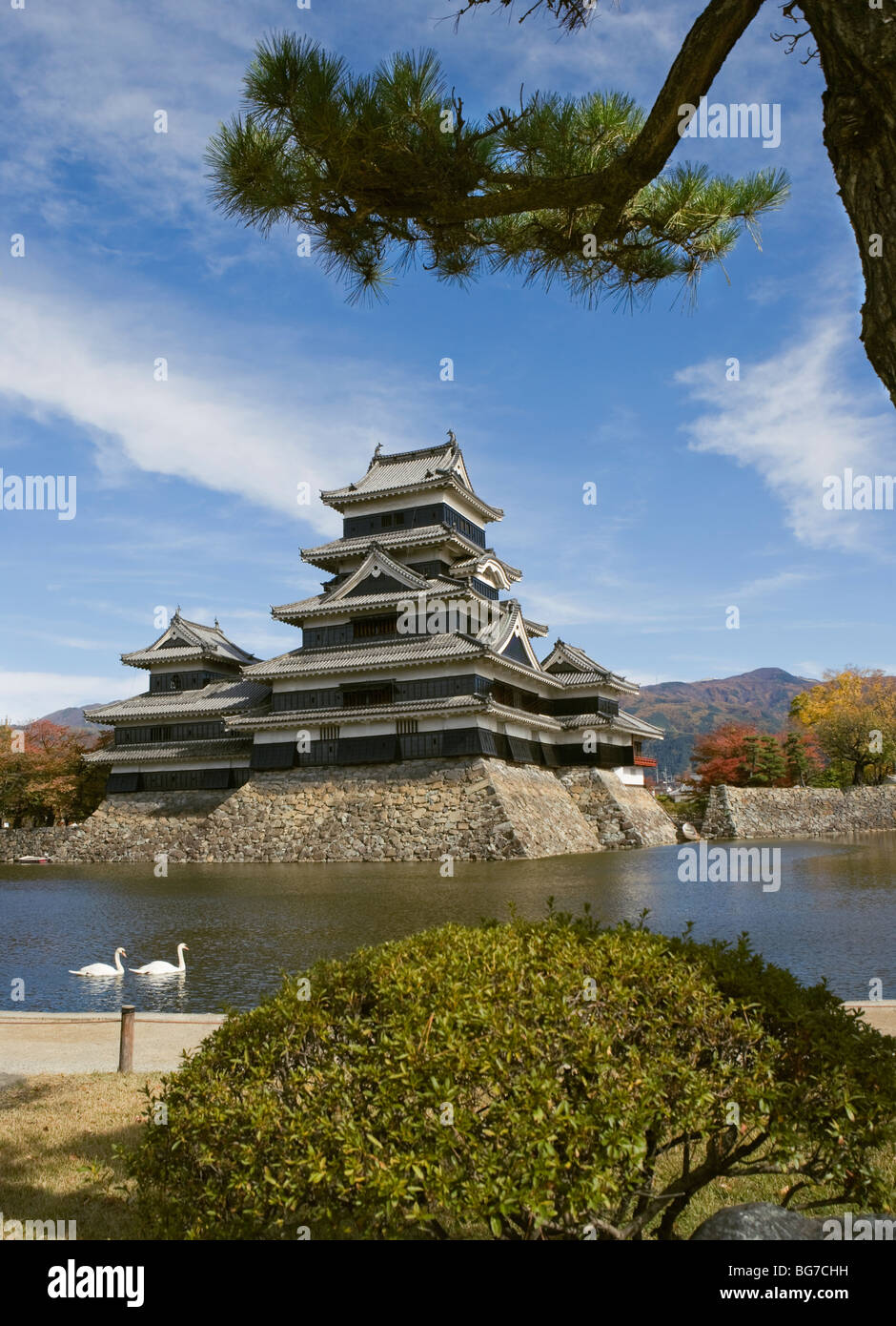 Castle Fortress Japan Matsumoto Historic Monument Stock Photo - Alamy