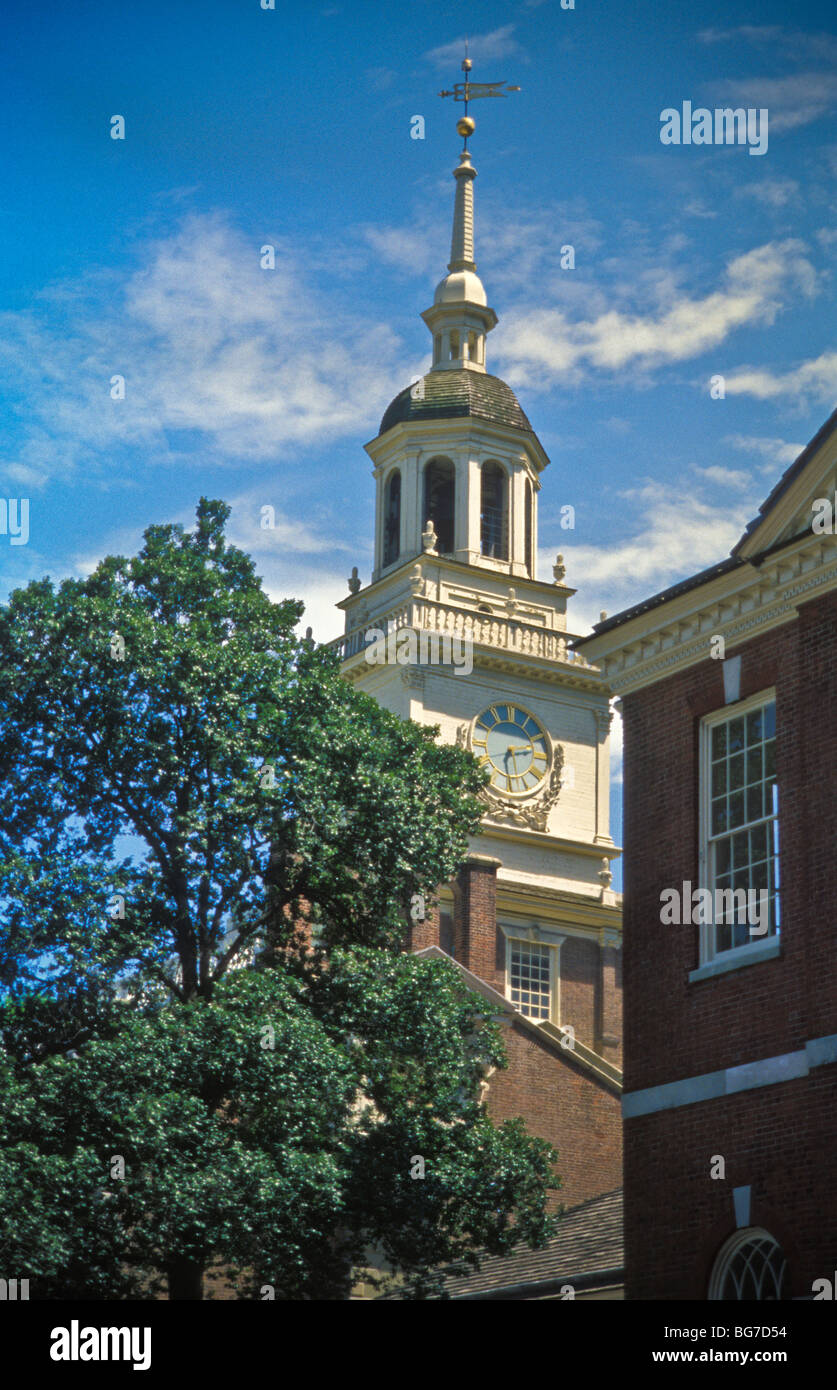 Historic Independence Hall site of Declaration of Independence ...
