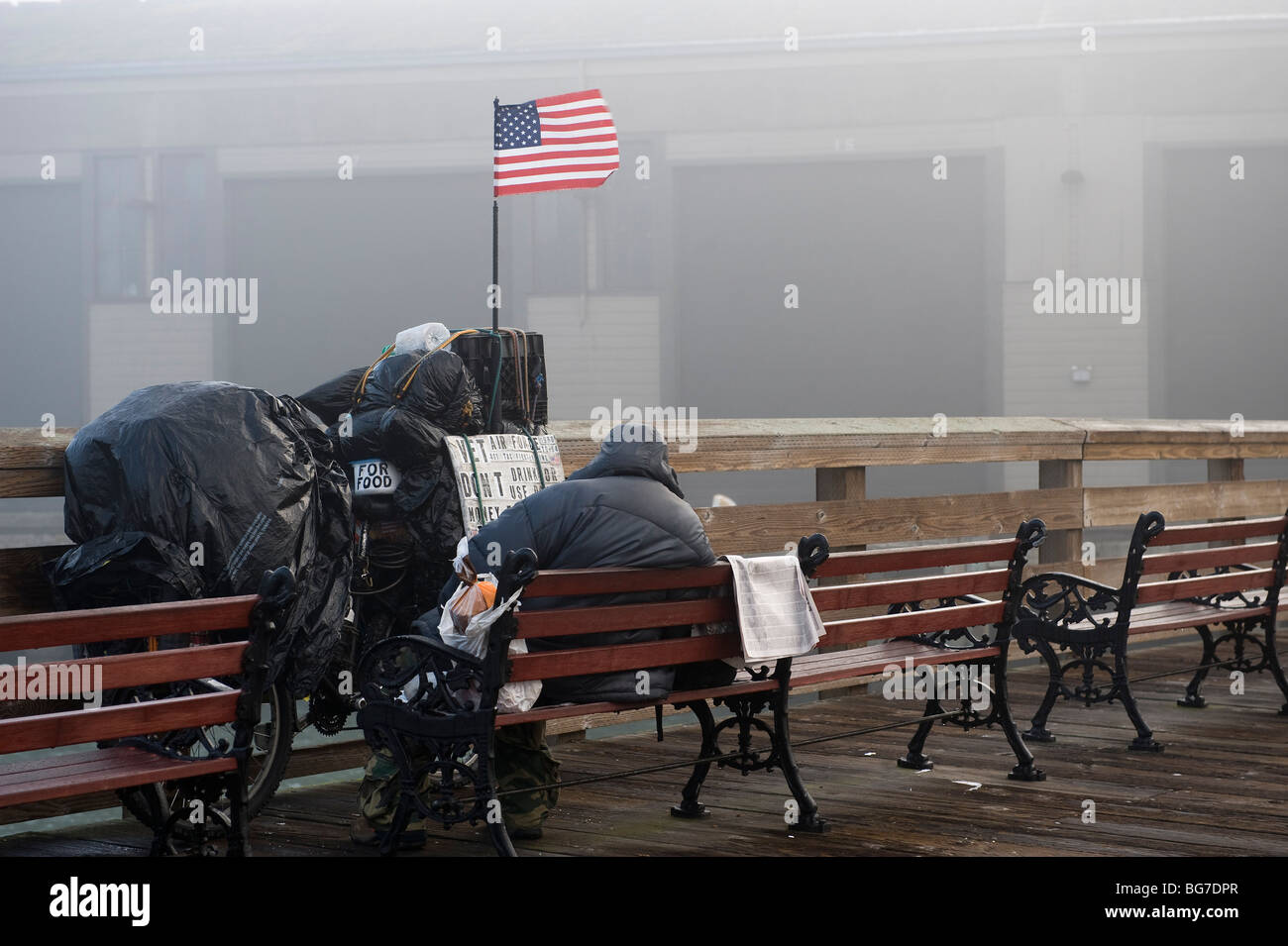 Homeless American Flag High Resolution Stock Photography and Images - Alamy