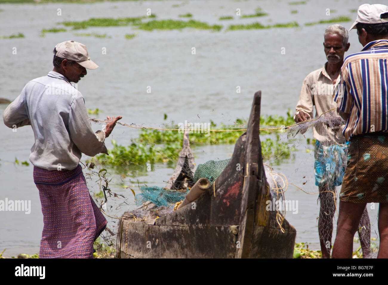 Cochin, Kerala fishing Stock Photo - Alamy