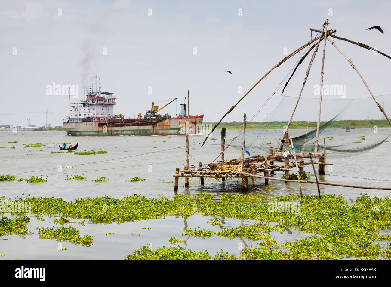 Cochin, Kerala fishing Stock Photo - Alamy