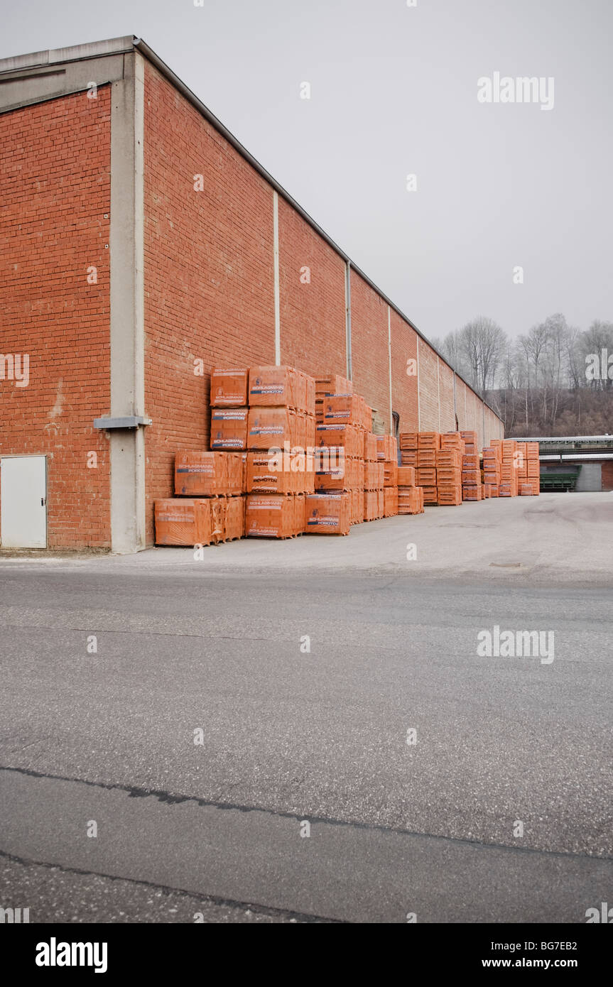 The "Schlagmann Poroton" tile factory in Markt Isen, Bavaria, Germany ...