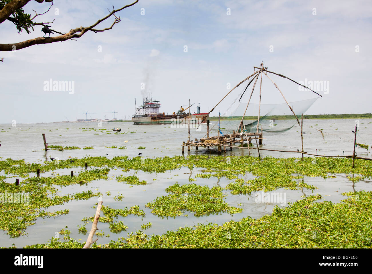 Cochin, Kerala fishing Stock Photo - Alamy