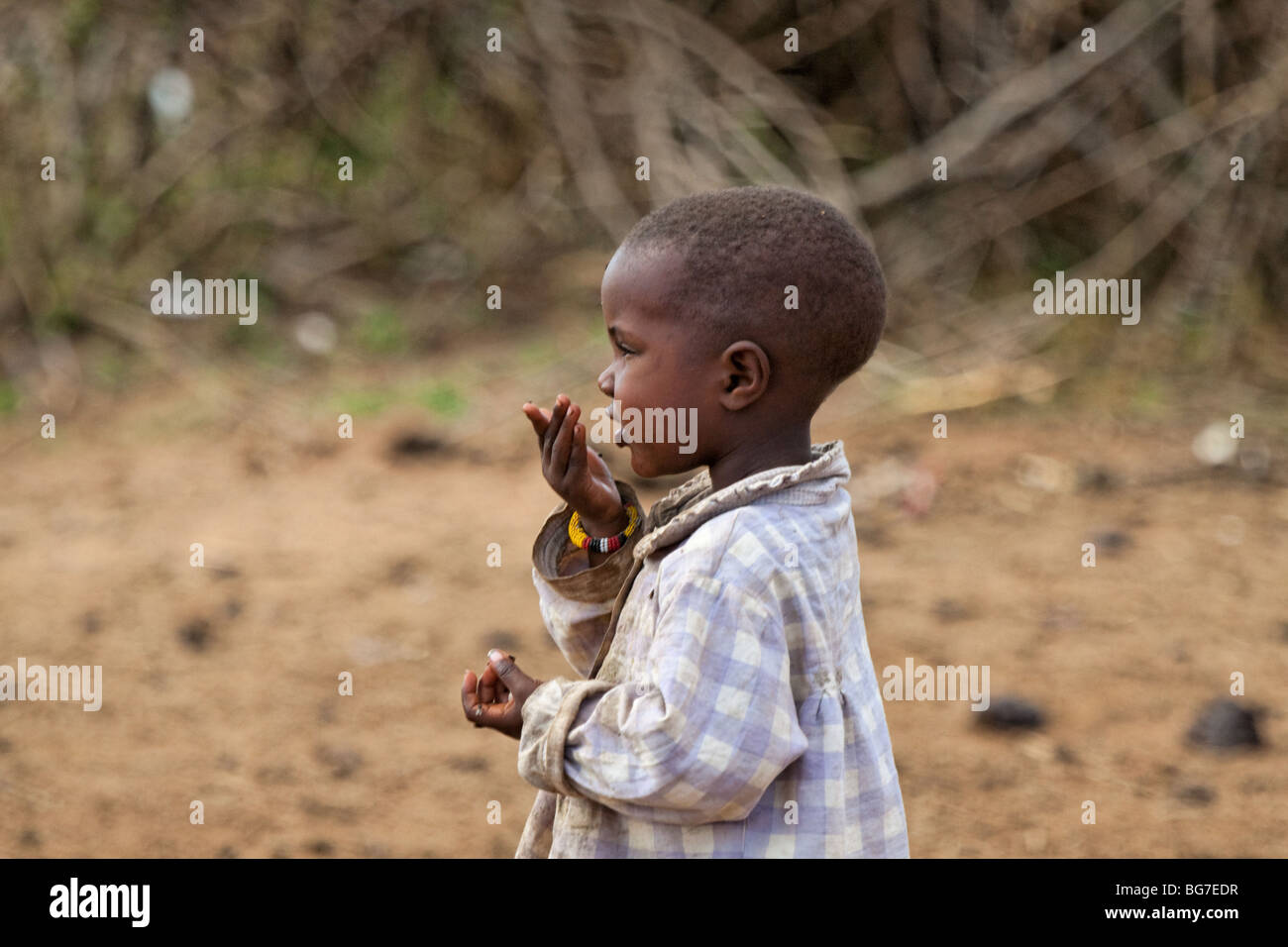 One African boy Stock Photo - Alamy