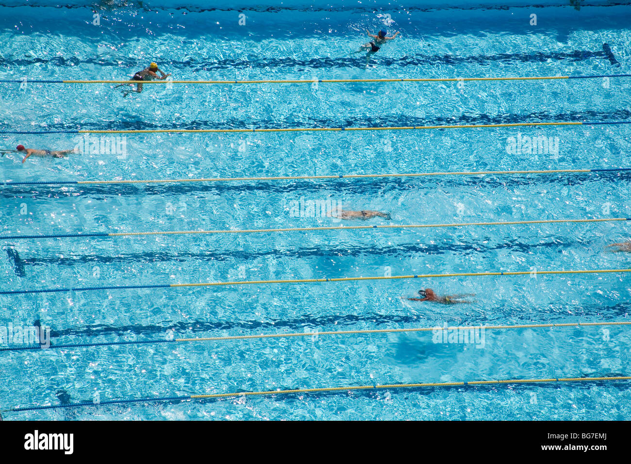 Barcelona swimming pool hi-res stock photography and images - Alamy