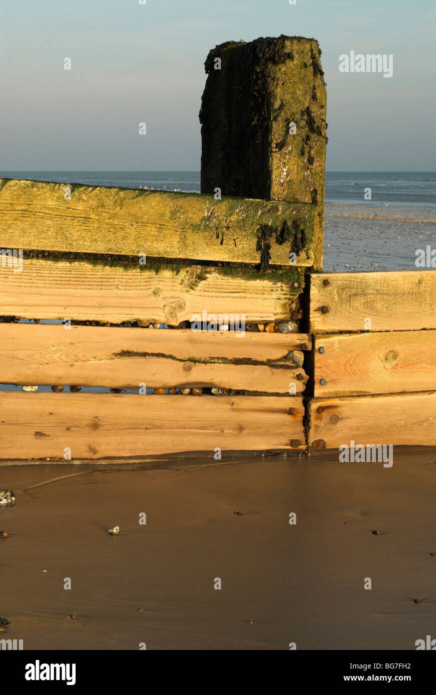 A south coast sea defence Stock Photo - Alamy