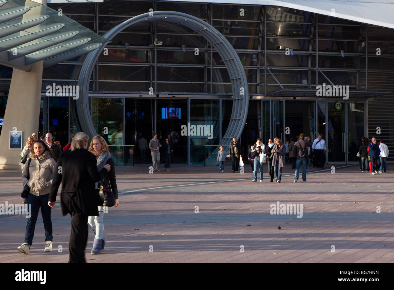 O2 Arena entrance in Greenwich, London Stock Photo - Alamy