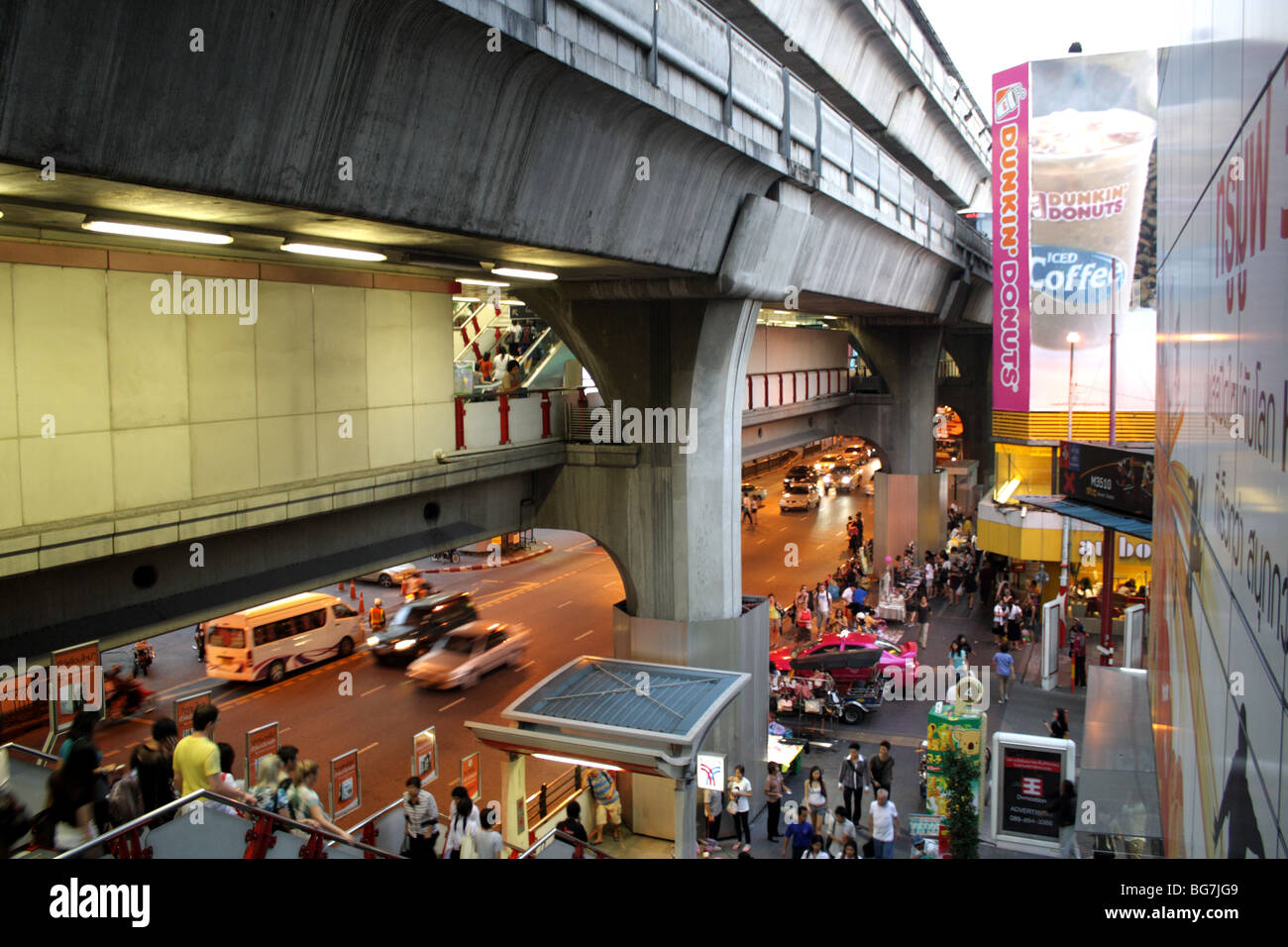 BTS railway at Siam center , Bangkok Stock Photo - Alamy