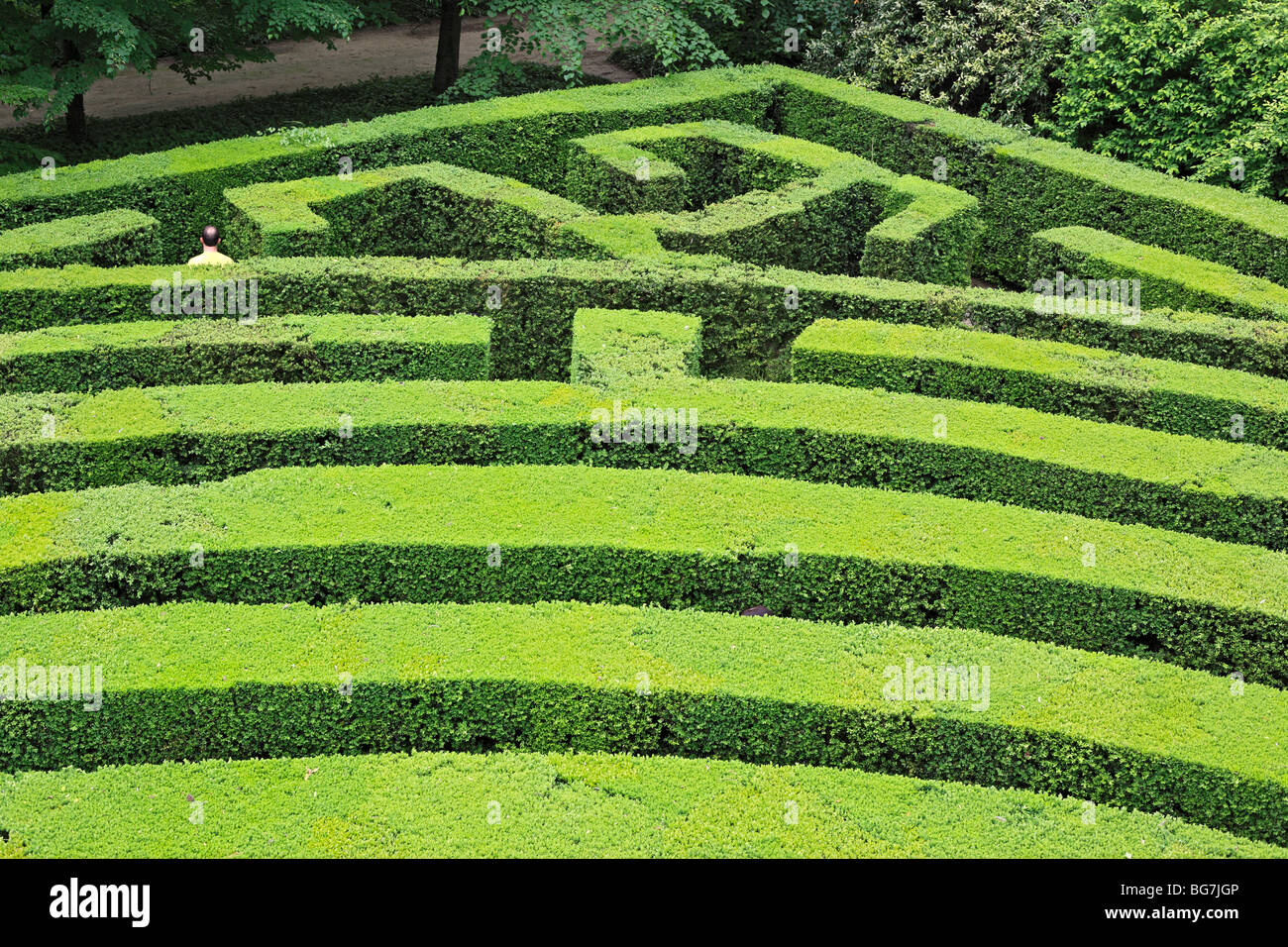 Maze baroque villa pisani stra hi-res stock photography and images - Alamy