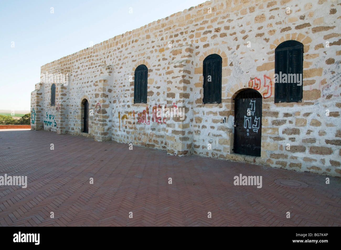 Israel, Ofakim park, Patish fort, built by the Ottomans in 1894 as a ...