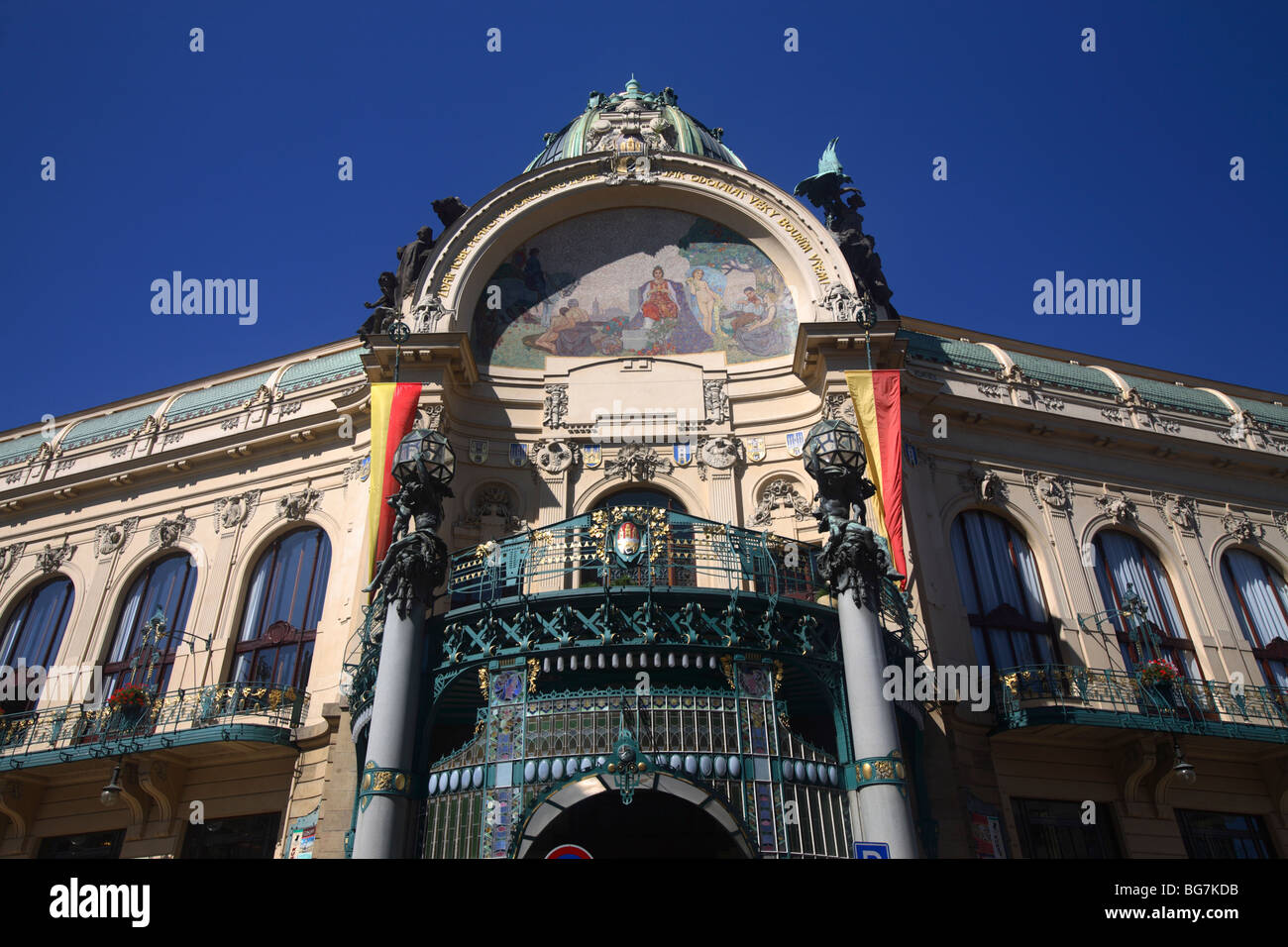 The Municipal House, Prague, Czech Republic Stock Photo - Alamy
