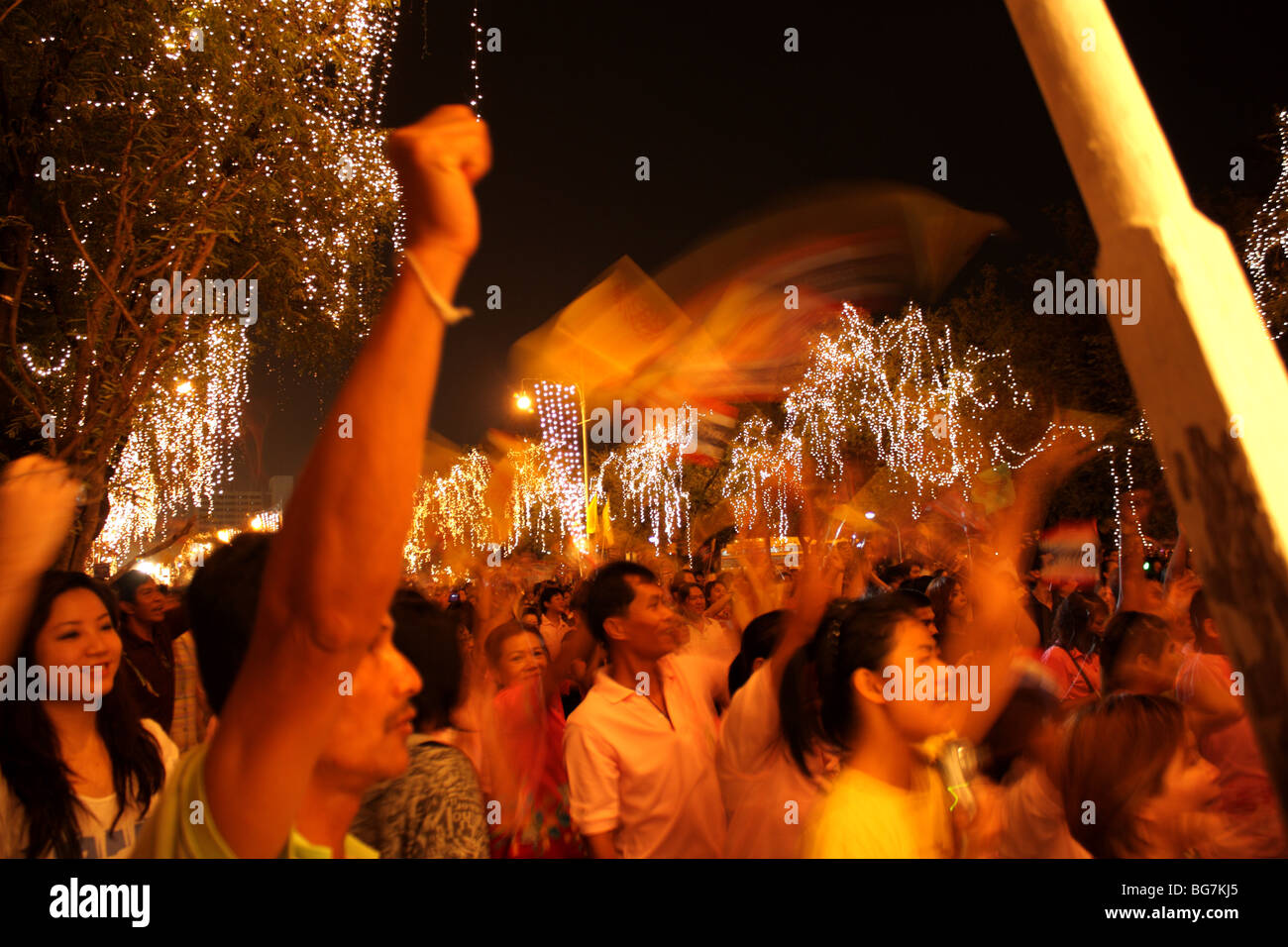 Celebration for The king Bhumibol Adulyadej in his 82nd birthday Stock ...