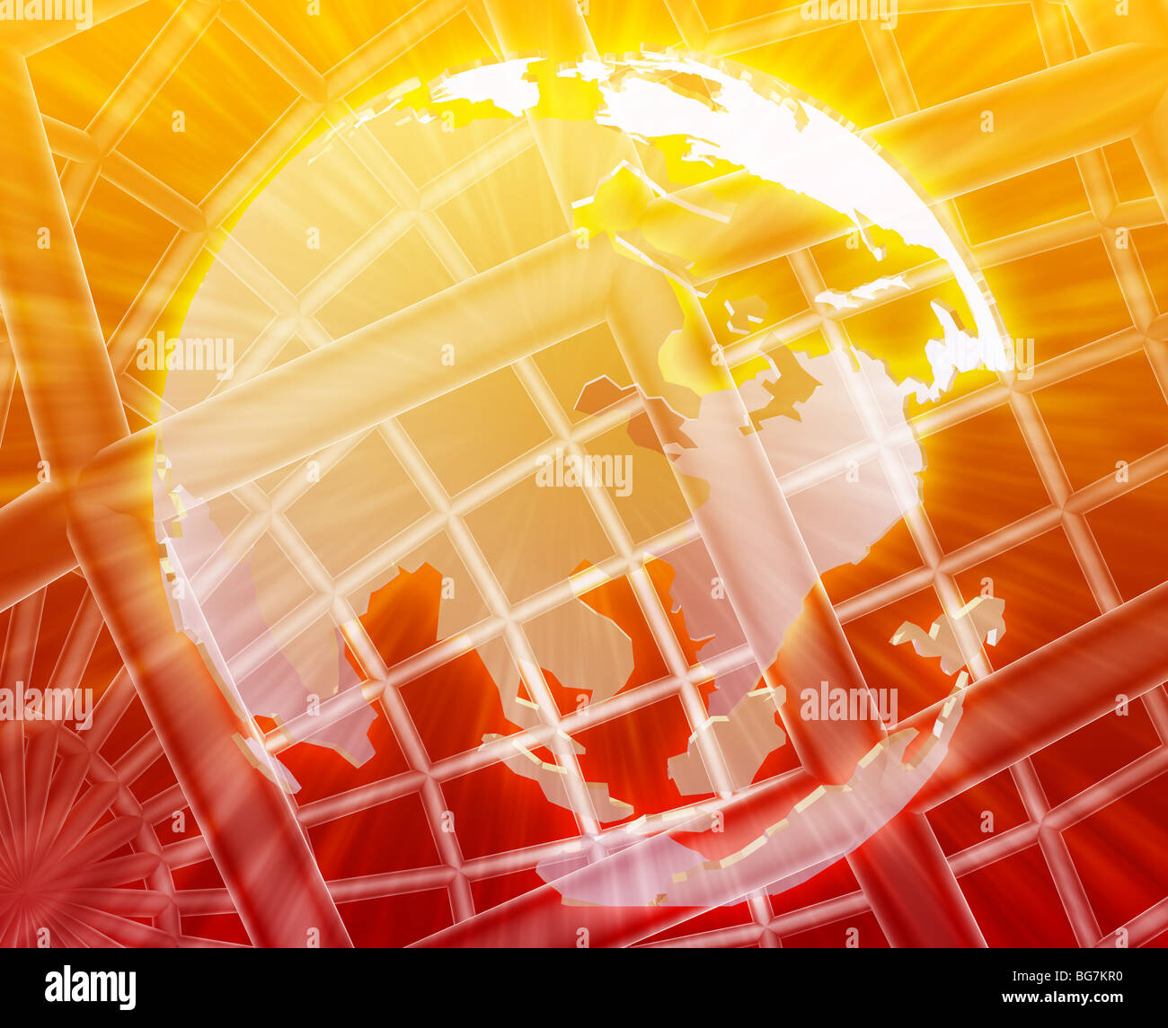 Asia pacific map connections hi-res stock photography and images - Alamy