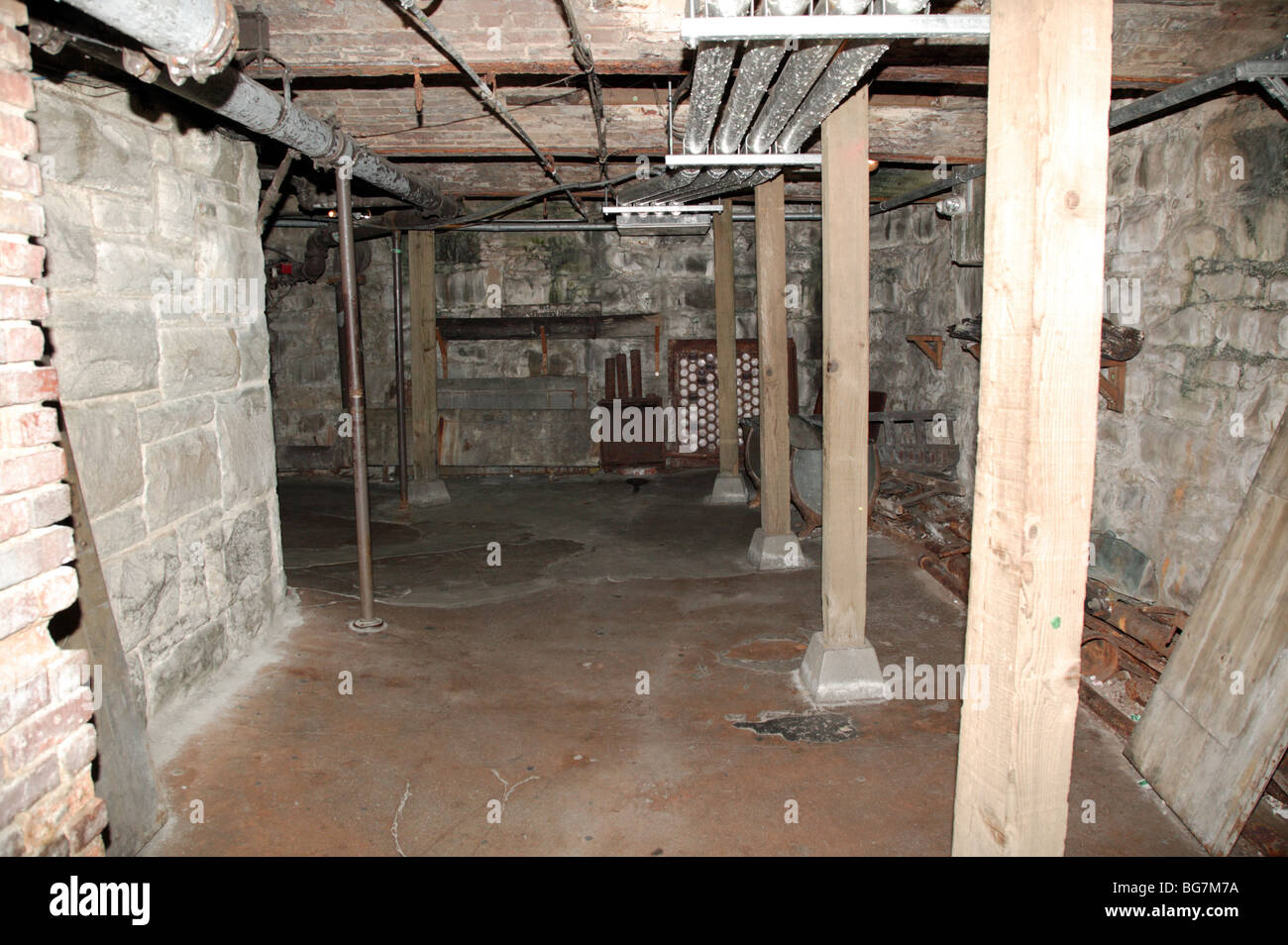 This passageway was once at street level, it now forms part of the ...