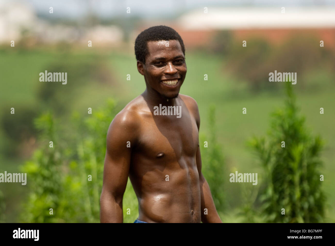 African farm worker. Sugar cane farm. South of Durban, South Africa ...