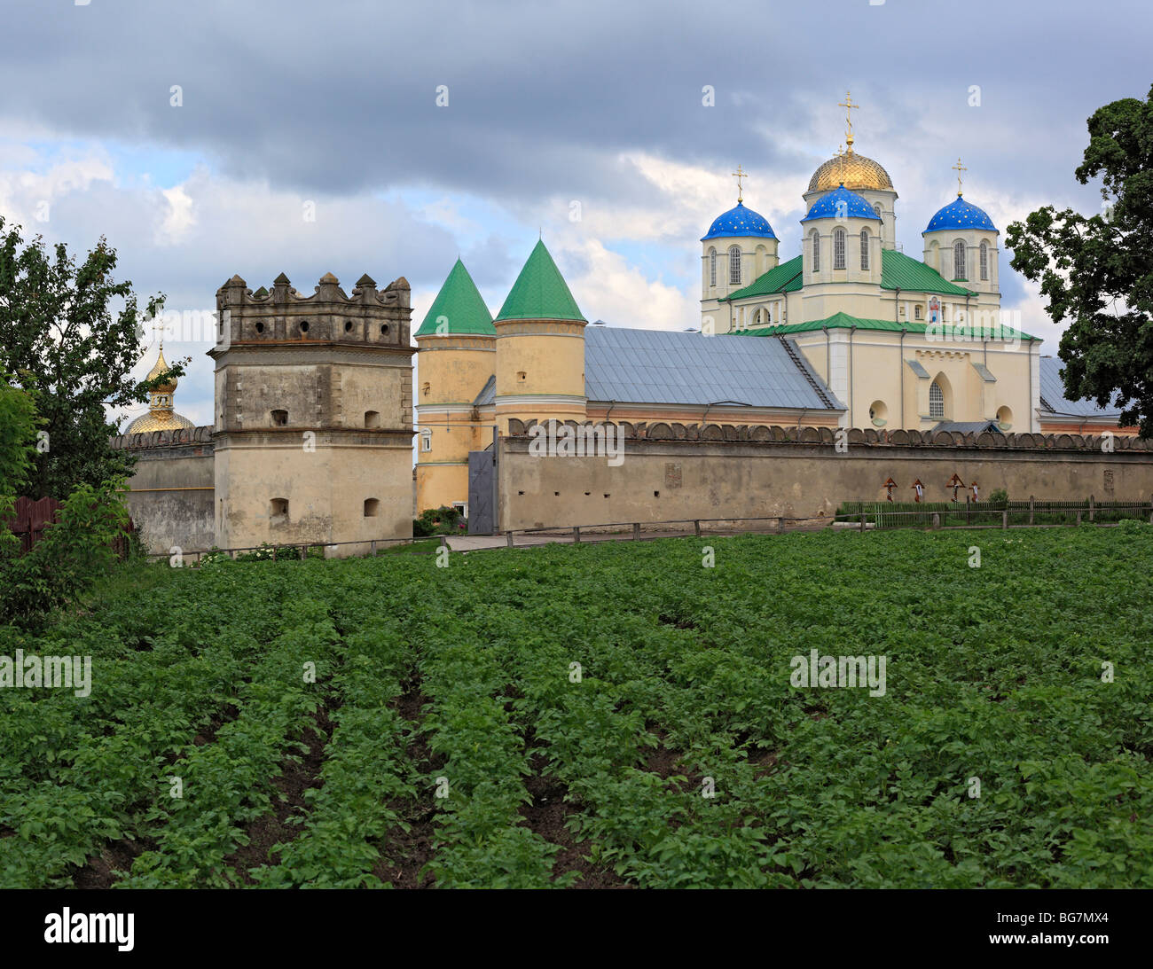 St. Trinity monastery, Mezhirich, Sumy oblast, Ukraine Stock Photo - Alamy