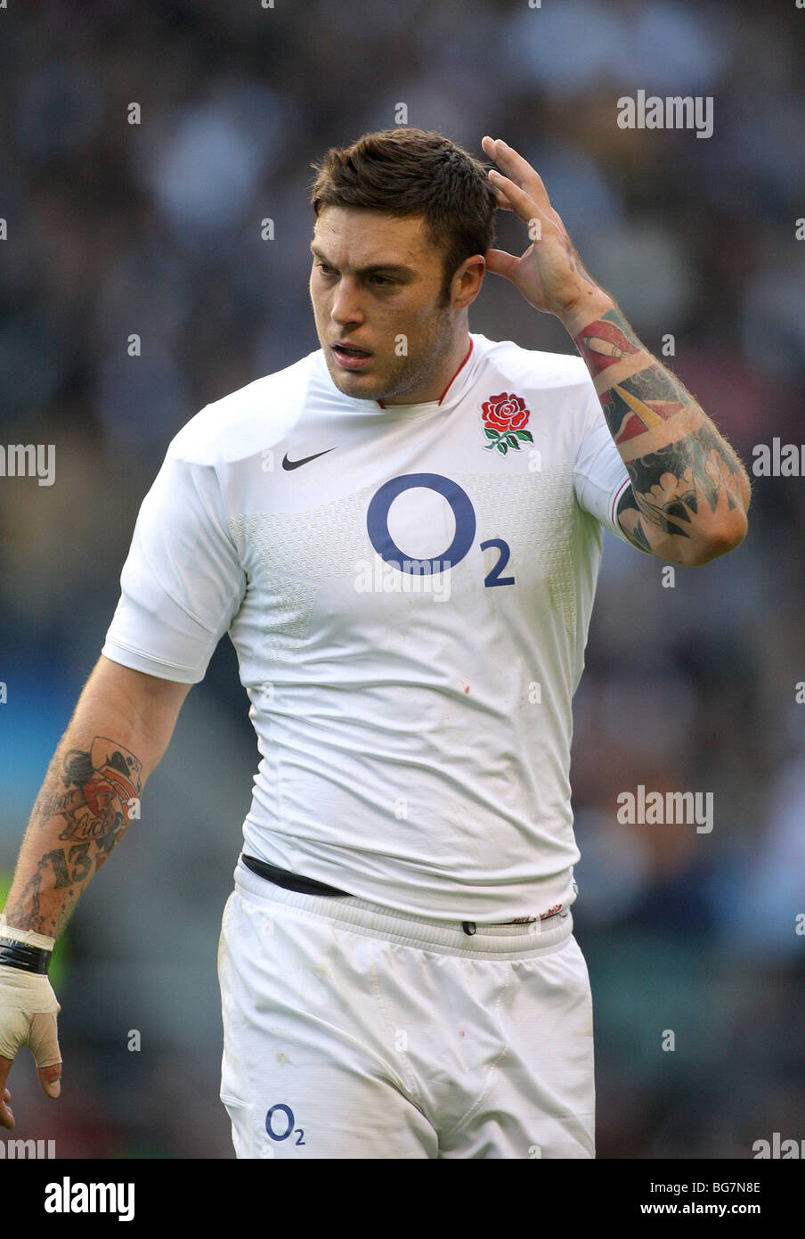 MATT BANAHAN ENGLAND & BATH RUGBY TWICKENHAM MIDDLESEX ENGLAND 07 ...