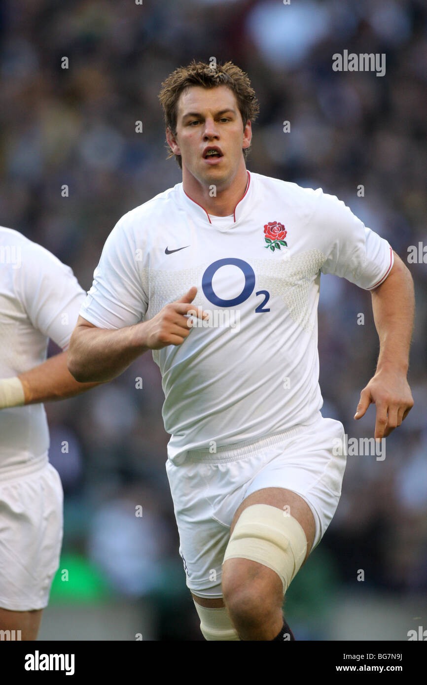 LOUIS DEACON ENGLAND & LEICESTER TIGERS RU TWICKENHAM MIDDLESEX ENGLAND ...