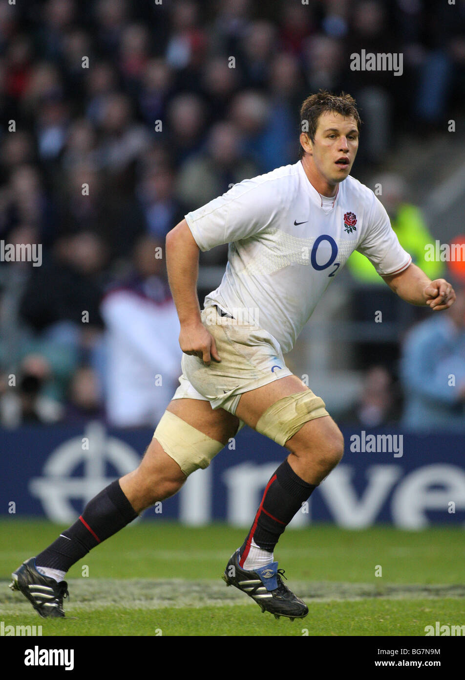 LOUIS DEACON ENGLAND & LEICESTER TIGERS RU TWICKENHAM MIDDLESEX ENGLAND ...