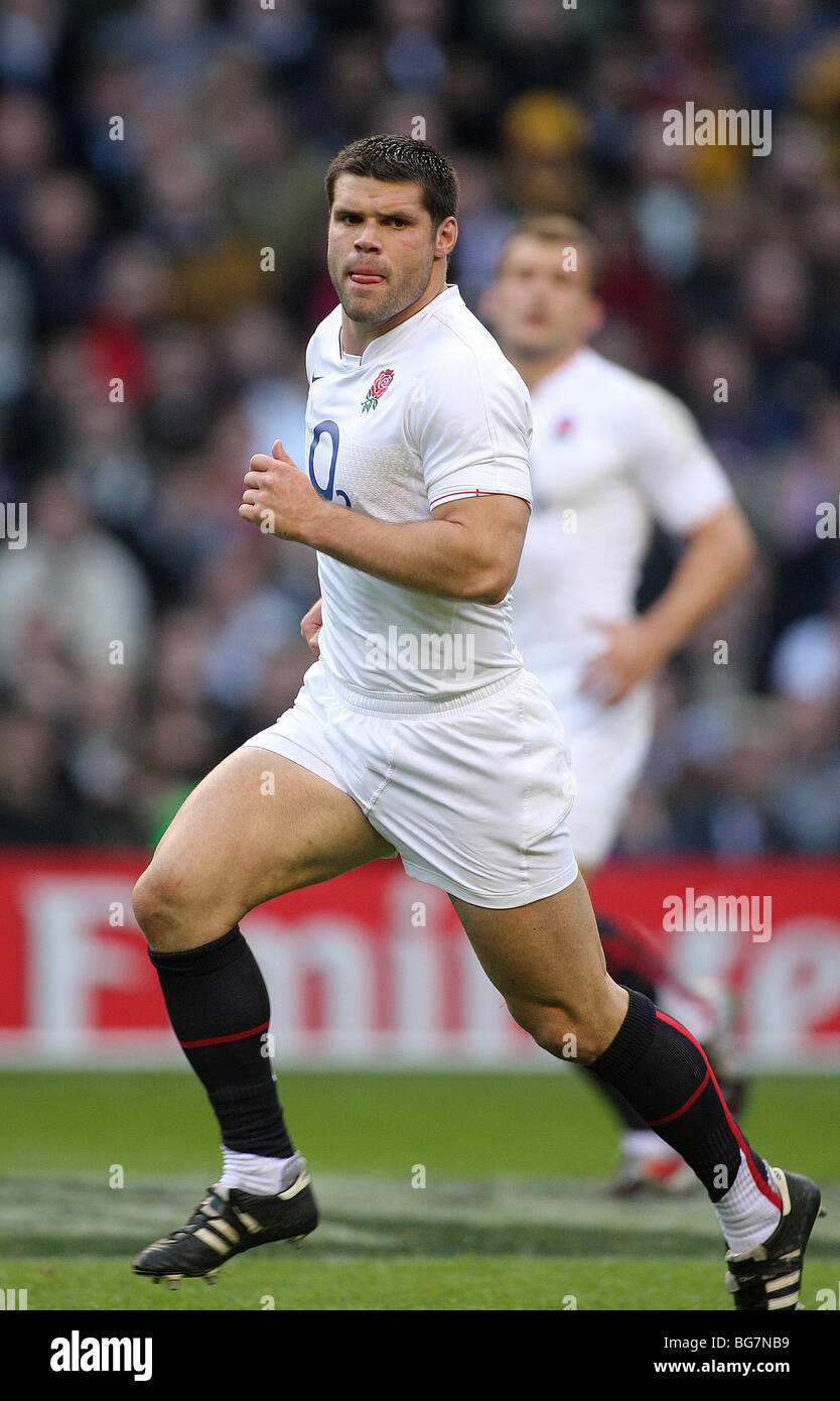 DAN HIPKISS ENGLAND & LEICESTER TIGERS TWICKENHAM MIDDLESEX ENGLAND 07 ...