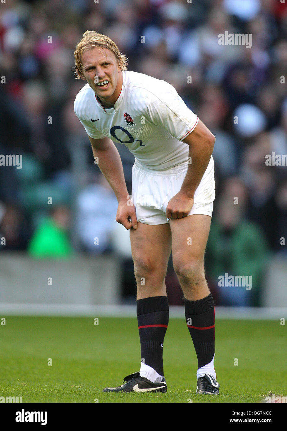 LEWIS MOODY ENGLAND & LEICESTER TIGERS RU TWICKENHAM MIDDLESEX ENGLAND ...