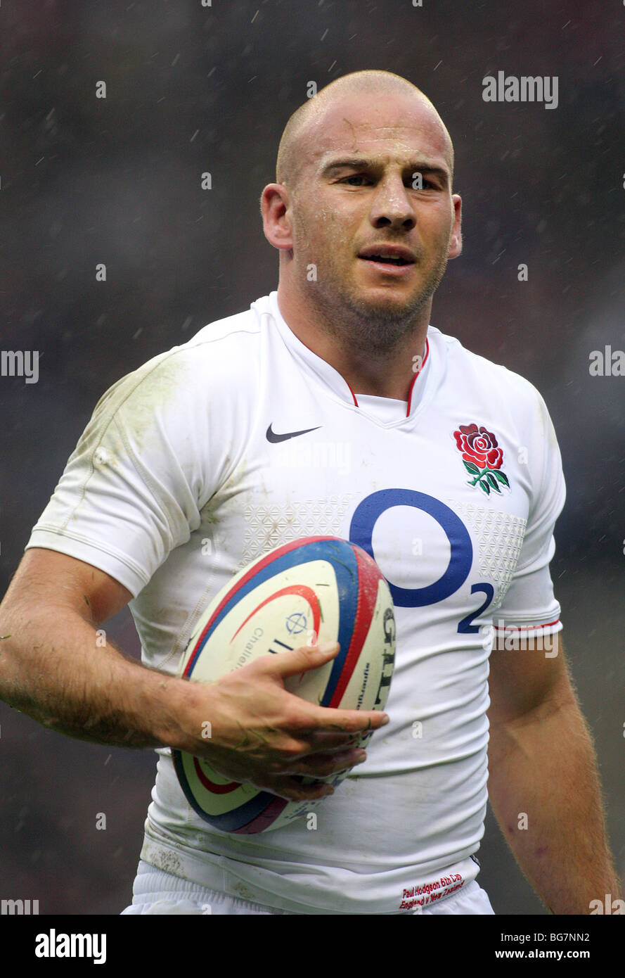 PAUL HODGSON ENGLAND & LONDON IRISH TWICKENHAM MIDDLESEX ENGLAND 21 ...