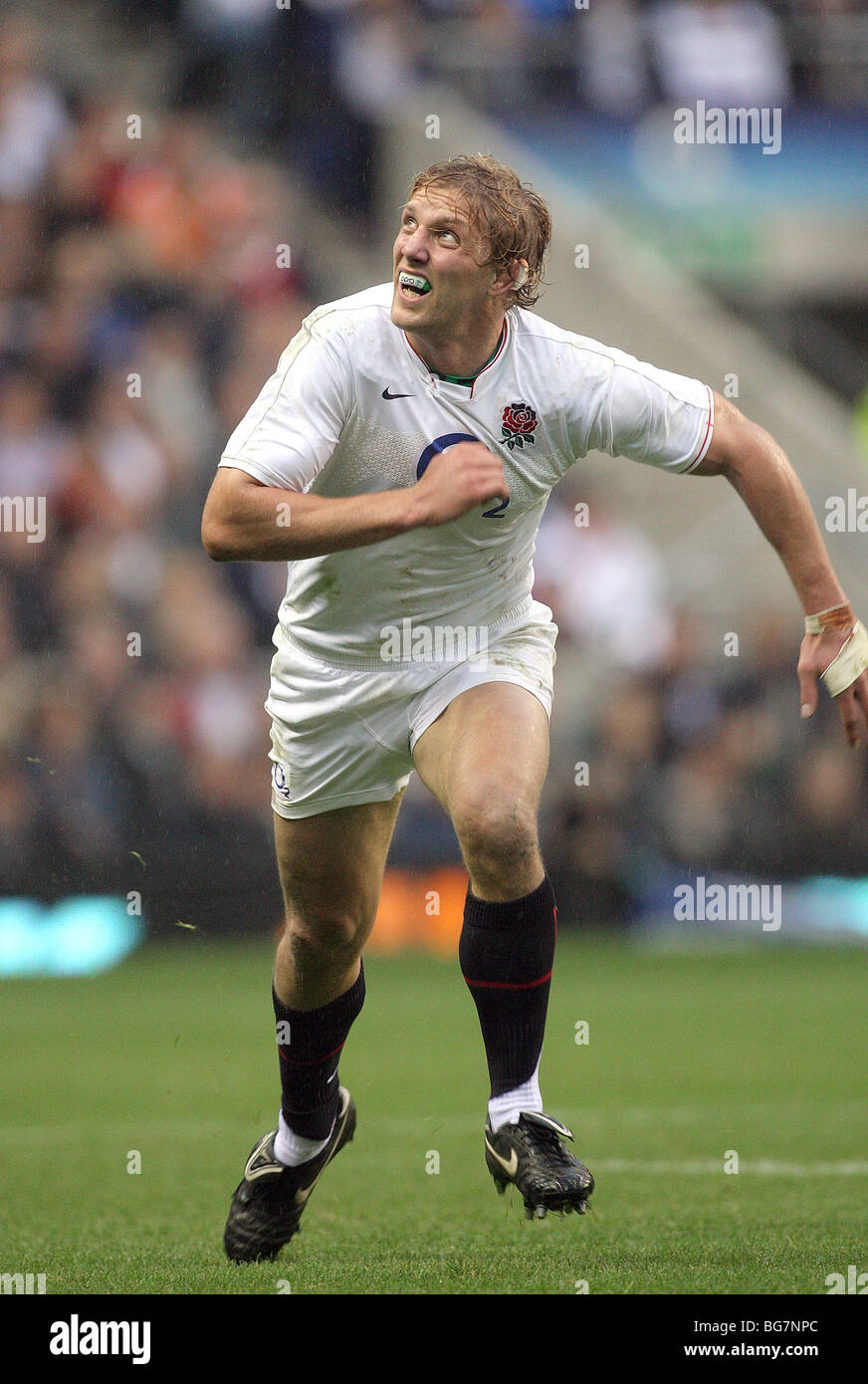 LEWIS MOODY ENGLAND & LEICESTER TIGERS RU TWICKENHAM MIDDLESEX ENGLAND ...
