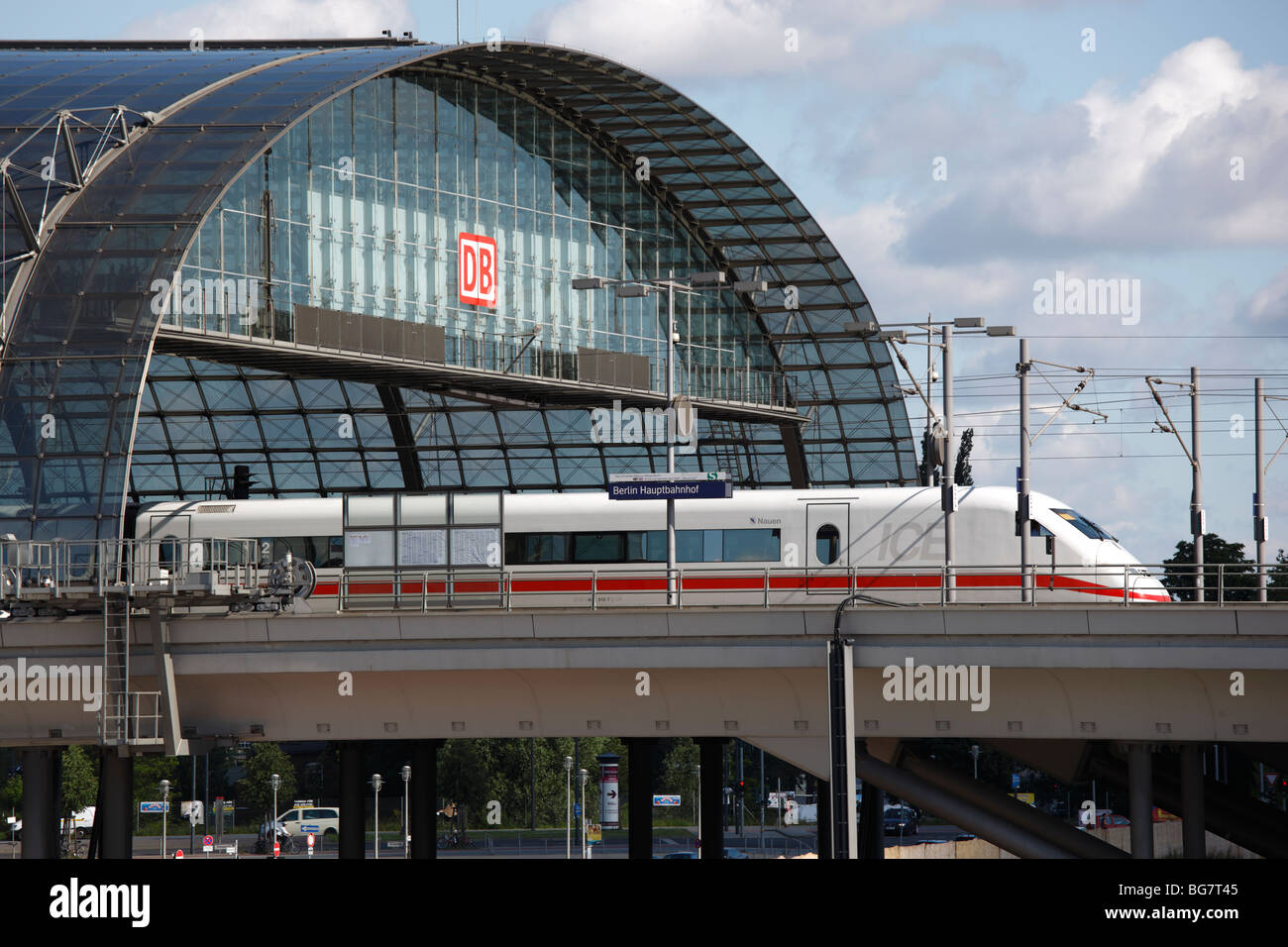 Germany, Berlin, Berlin Central Train Station, Railway Station ...