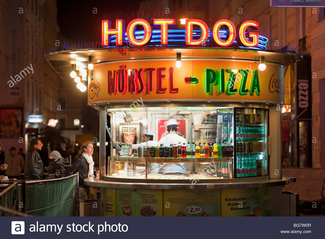 Hot Dog Stand Sausage Stand Stock Photos & Hot Dog Stand Sausage Stand ...