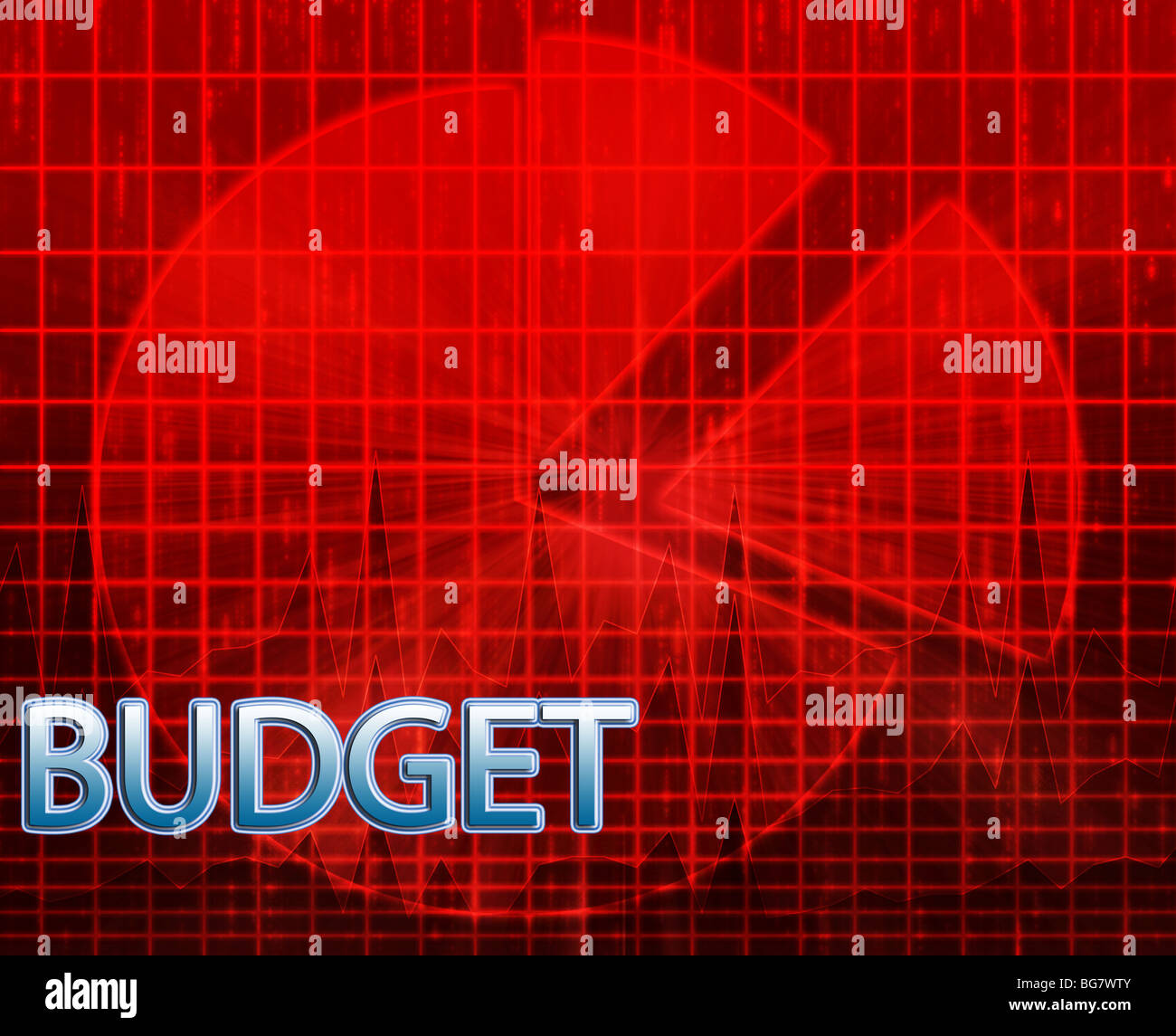 Illustration of financial budgeting finance and business pie chart ...