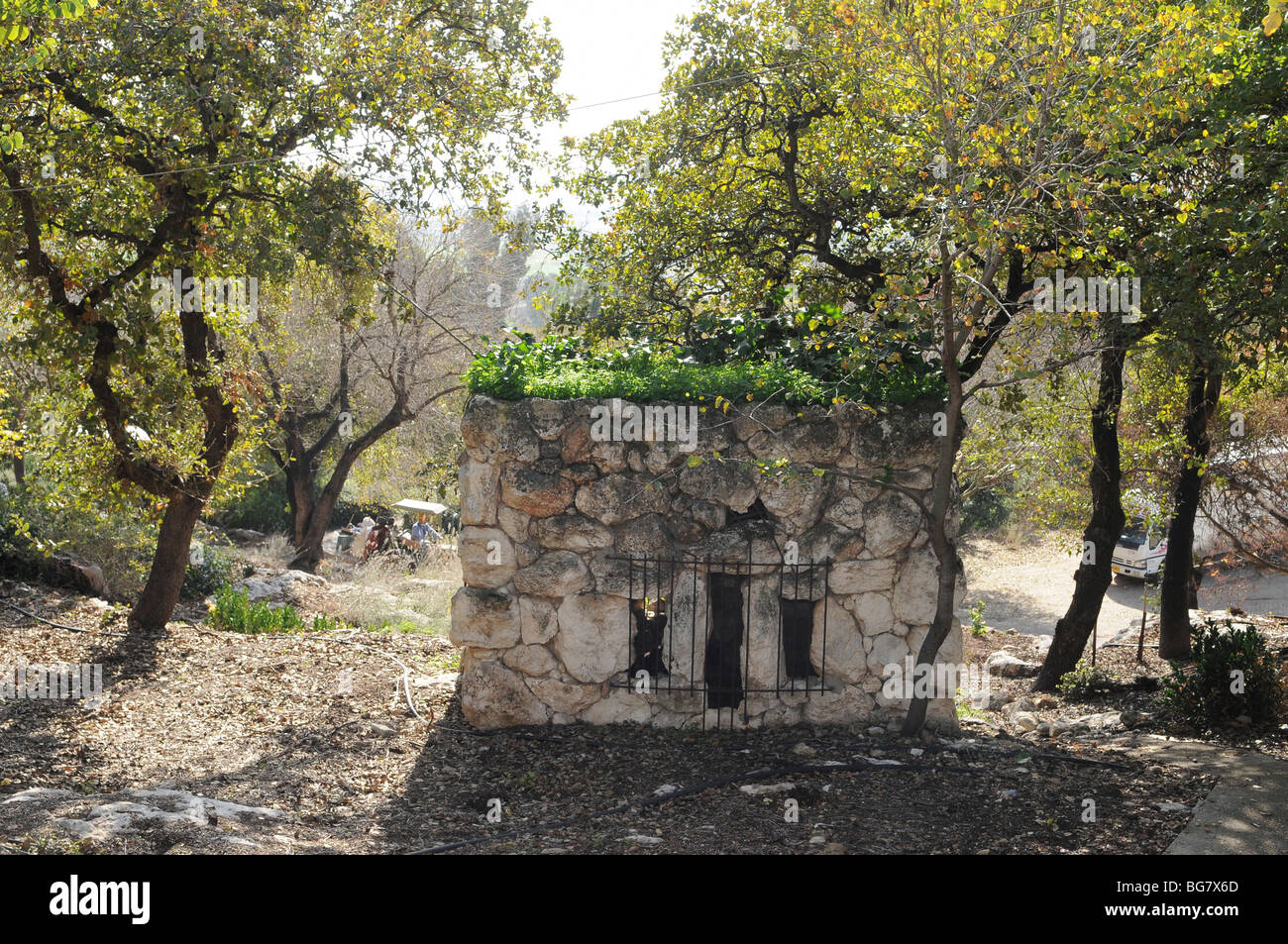 Israel, Lower Galilee, Kibbutz Alonim founded 1938. A fortified guard ...